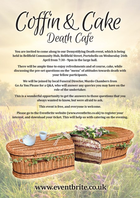 Coffin and Cake - A Death Cafe in Portobello | Good Life, Good Death ...