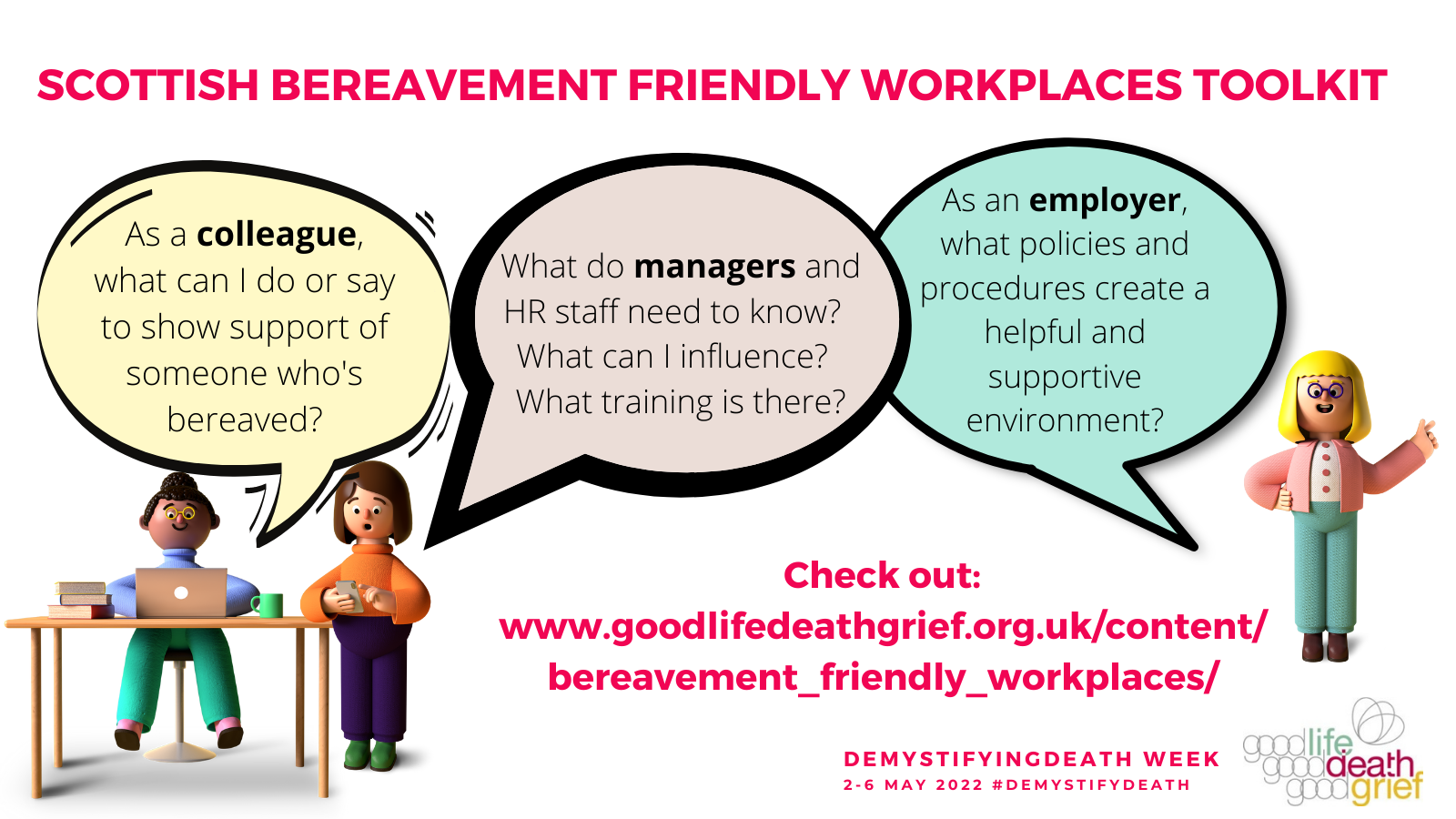 New bereavement resources for workplaces | Good Life, Good Death, Good ...