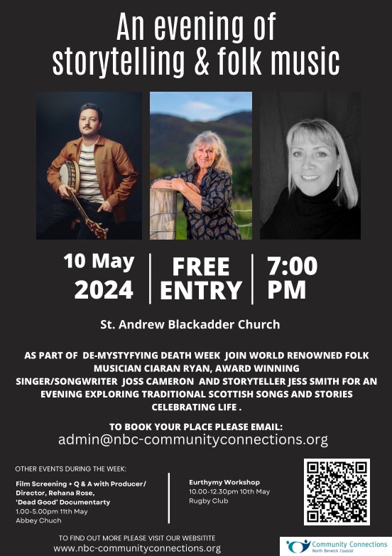 An Evening of Storytelling & Folk Music | Good Life, Good Death, Good Grief