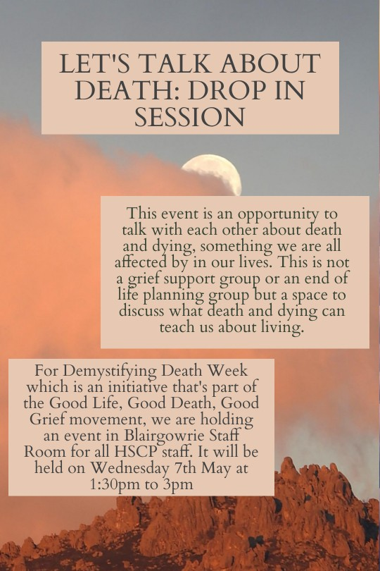 Let’s Talk About Death: Drop-in Session | Good Life, Good Death, Good Grief