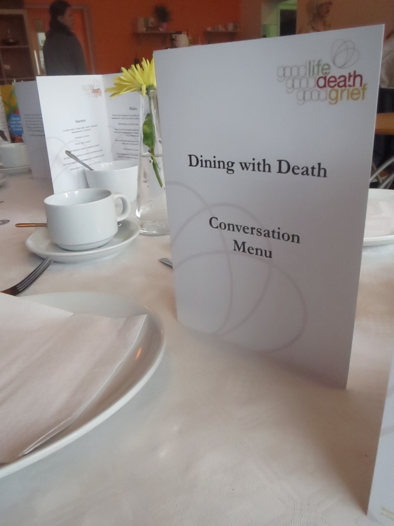 Dining with Death at the Fringe | Good Life, Good Death, Good Grief